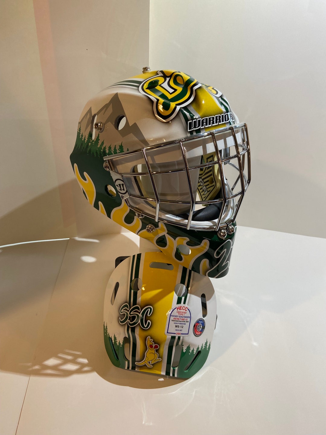 Custom Painted Goalie Masks - Etsy