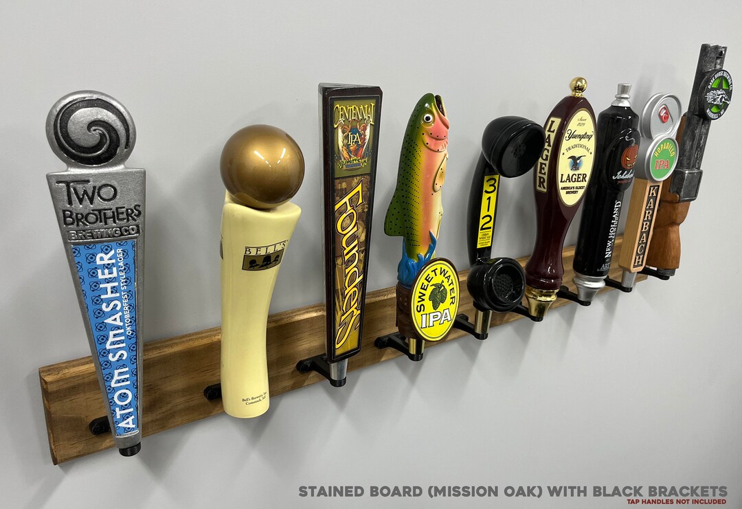 Tap Handle Wall Display (rack) - Holds 9 Tap Handles - 36" Wide - Etsy