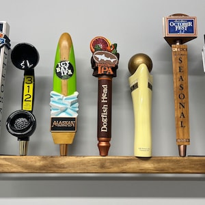 Tap Handle Wall Display (stand Off) - Holds 7 Tap Handles - 24" Wide - Etsy