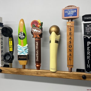 Tap Handle Wall Display (stand Off) - Holds 7 Tap Handles - 24" Wide - Etsy