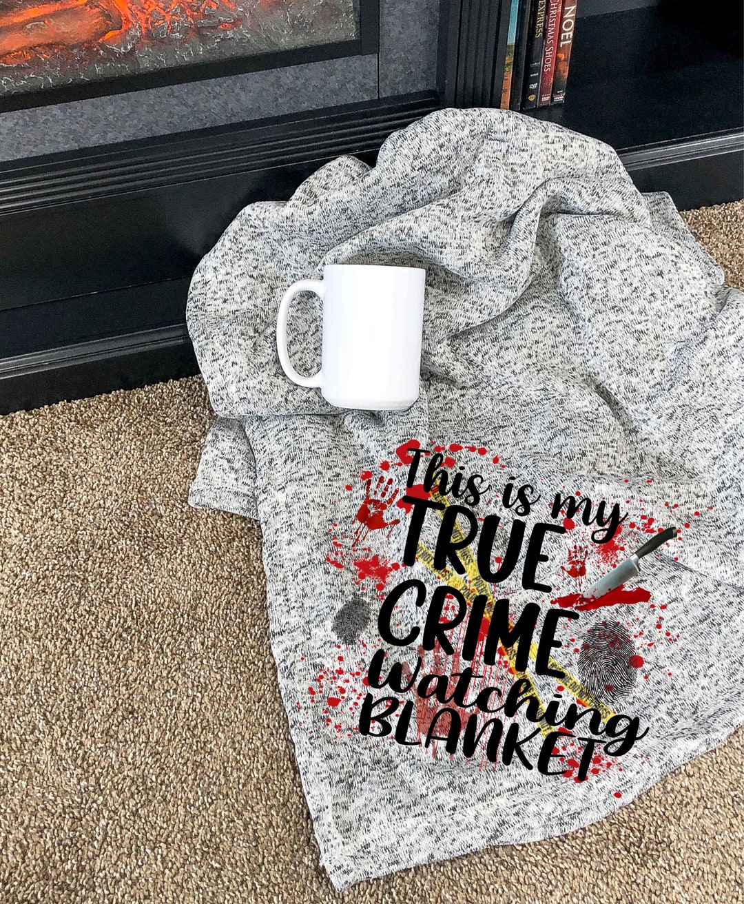 True Crime Watching Blanket, True Crime Lover, True Crime, Halloween ...