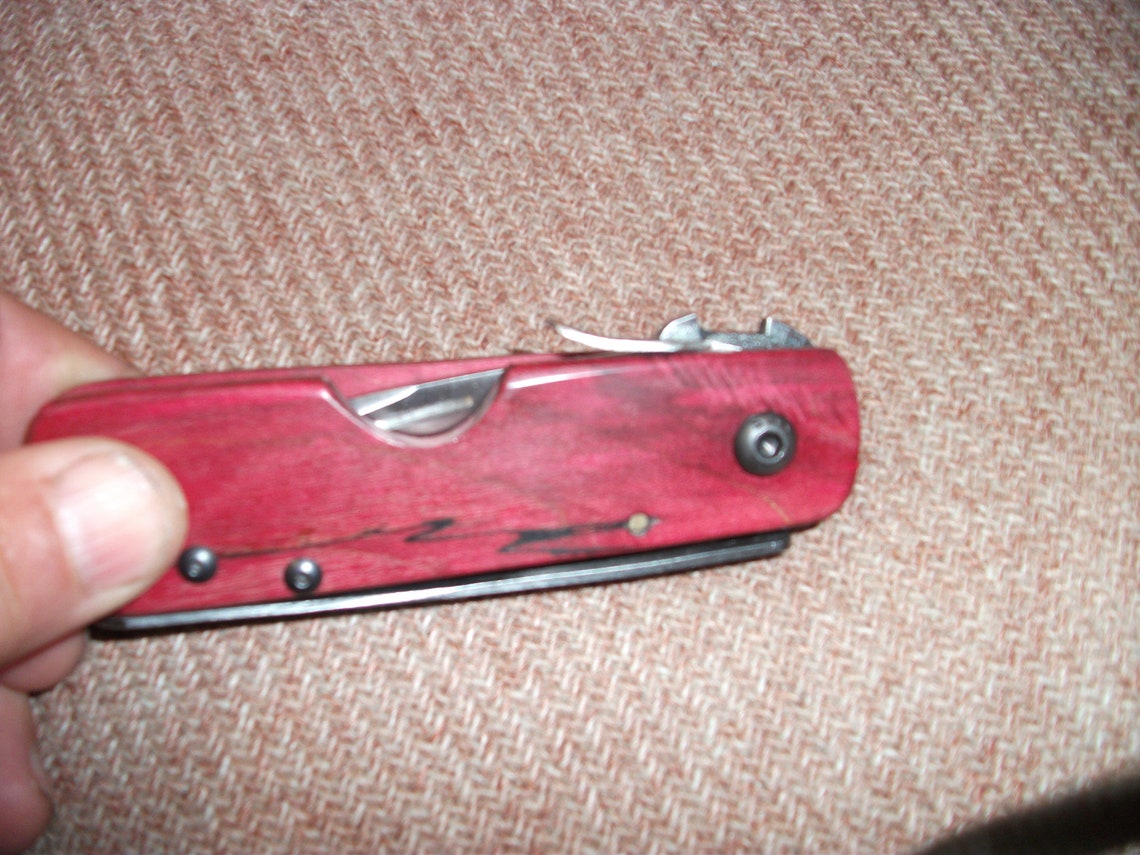 Unique Back Lock Folding Knife,custom Paper Micarta Handles, Satin ...