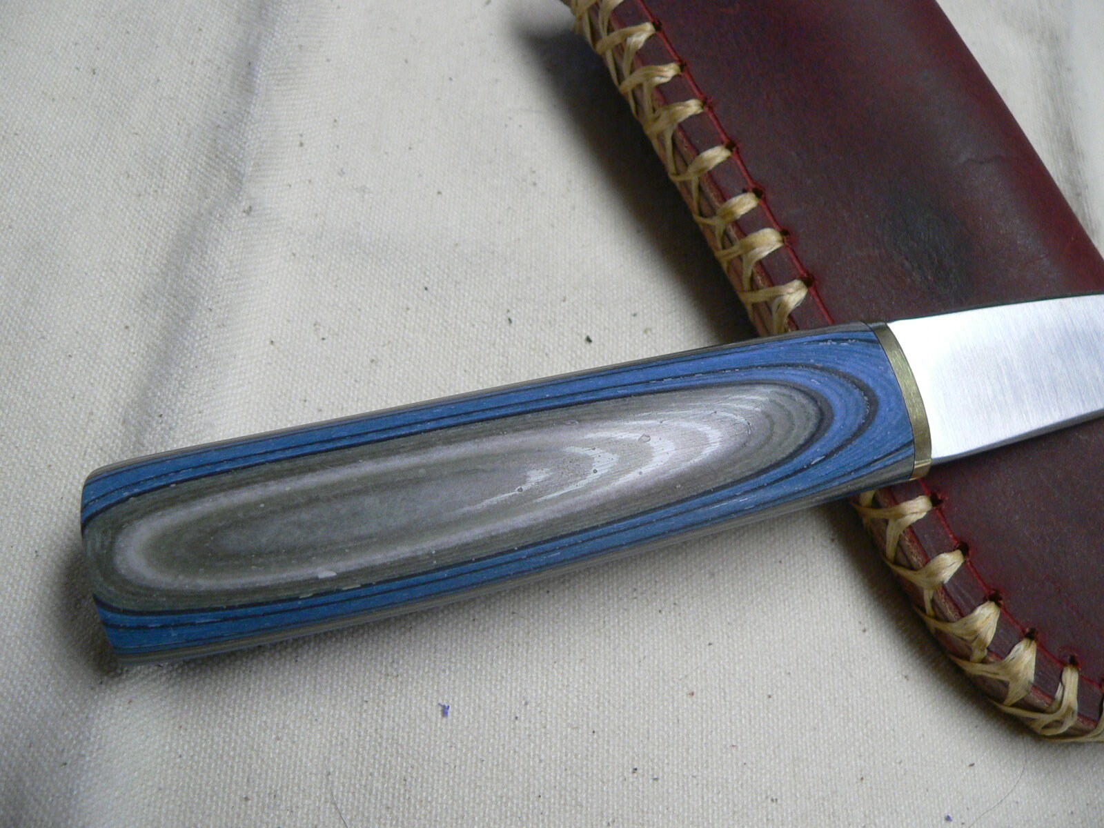 Custom Paper Micarta Handled, Hand Forged, Fixed Blade Knife, Custom ...