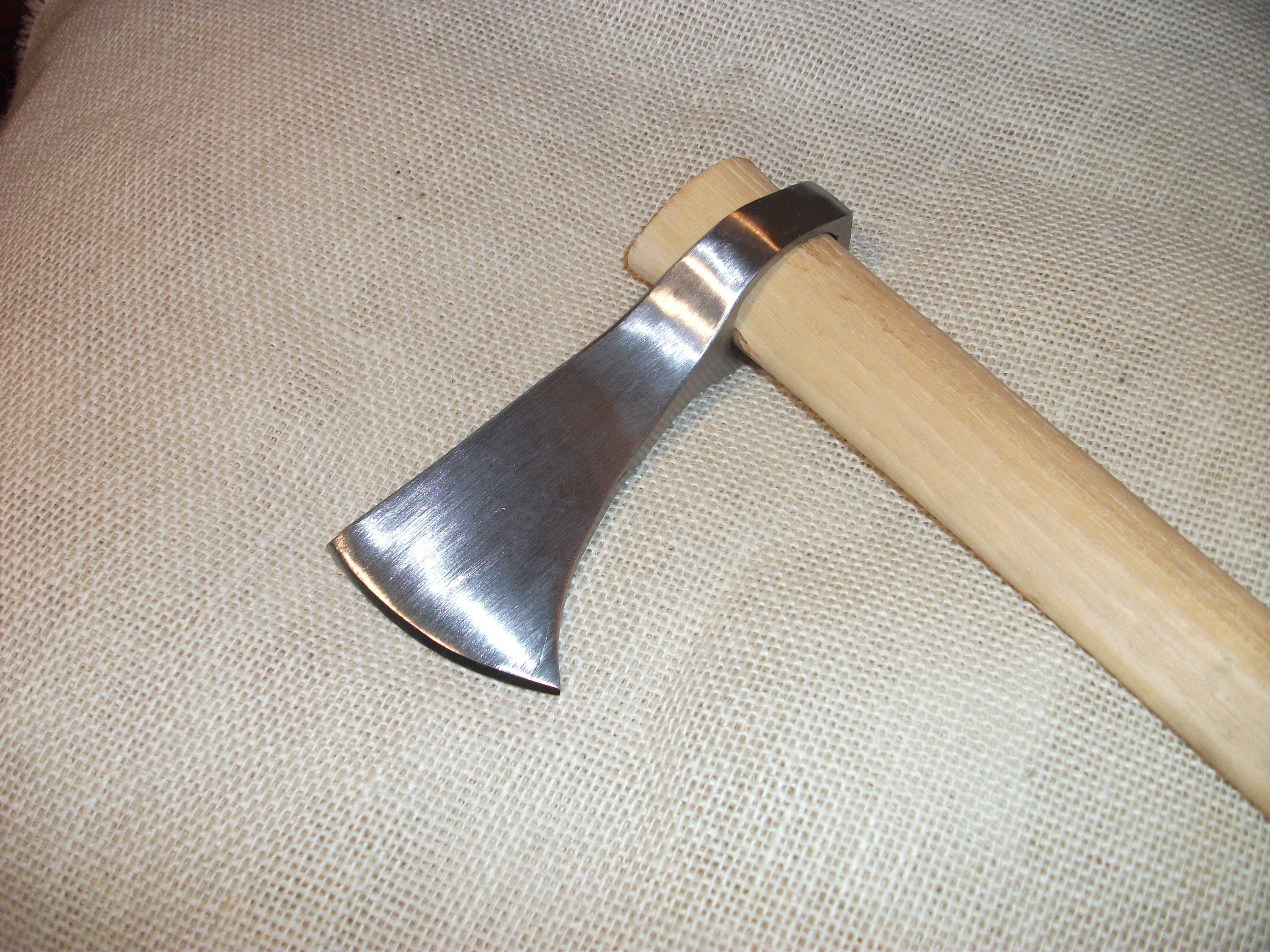 Hickory Handled Hand Forged Tomahawk, High Carbon/low Carbon, Handmade ...