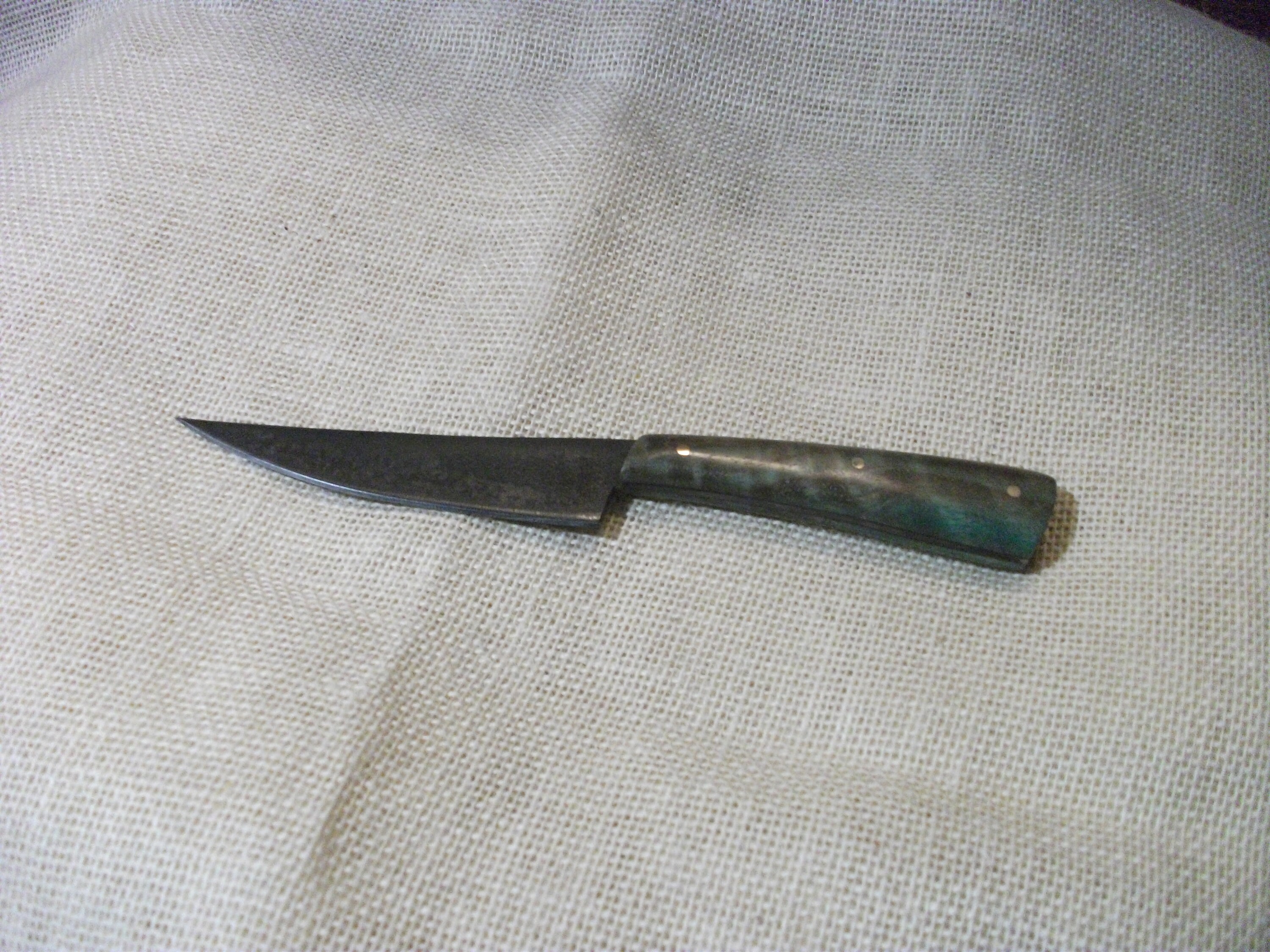 Saw Blade Steel Utility /skinning Knife, Thin Sharp Blade, Made in USA ...