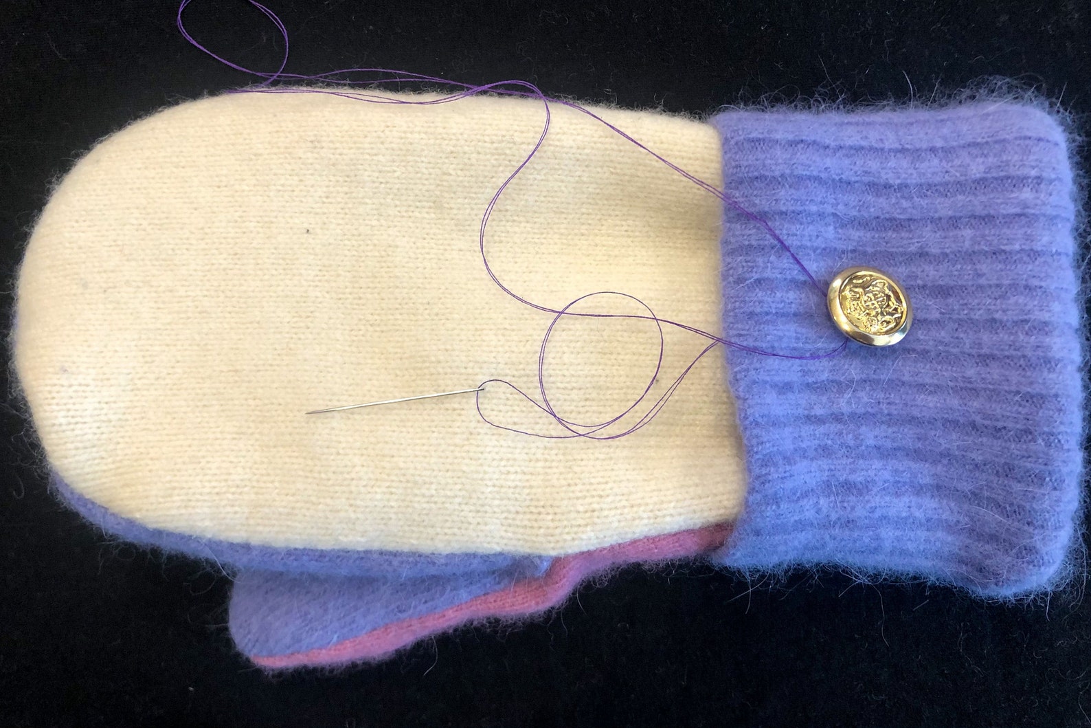 Smittens Upcycled Wool Sweater Mittens Pattern and - Etsy Canada