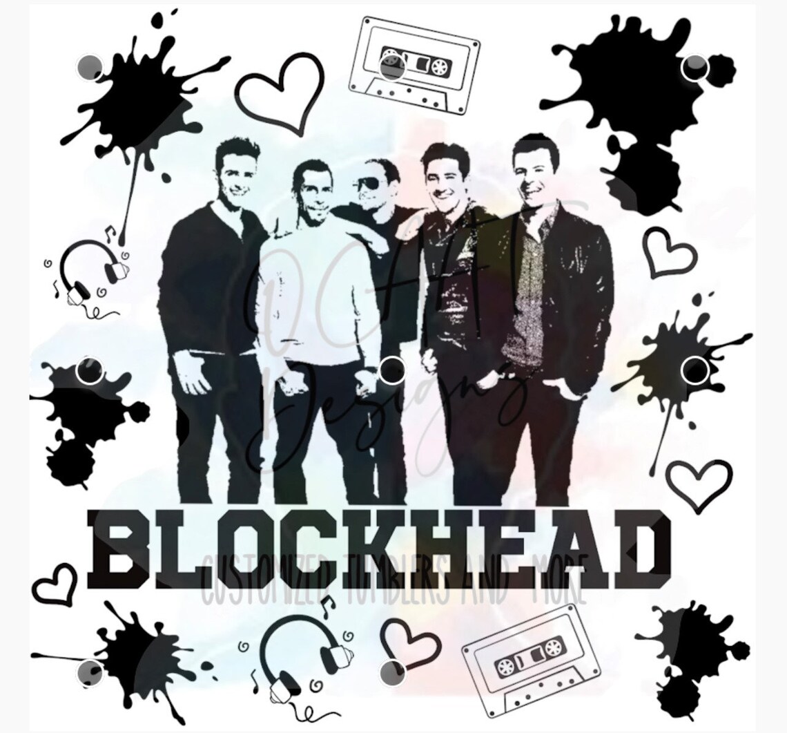BLOCKHEAD PNG - Etsy