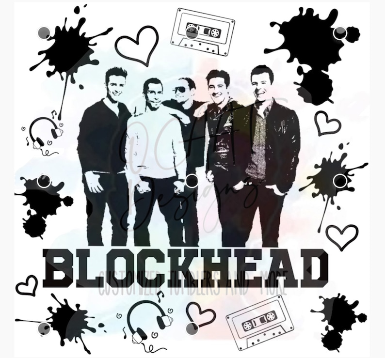 BLOCKHEAD PNG - Etsy