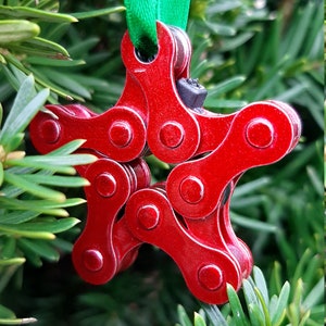 Christmas Ornament Star, Bike Chain - Etsy