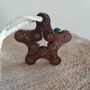 Christmas Ornament Star, Bike Chain - Etsy