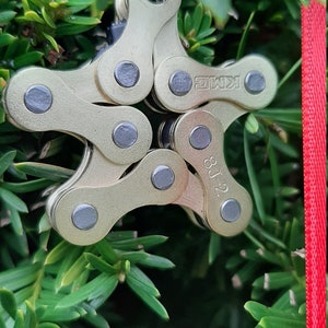 Christmas Ornament Star, Bike Chain - Etsy
