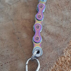 Bike Chain Keychain, Straight With Clip - Etsy