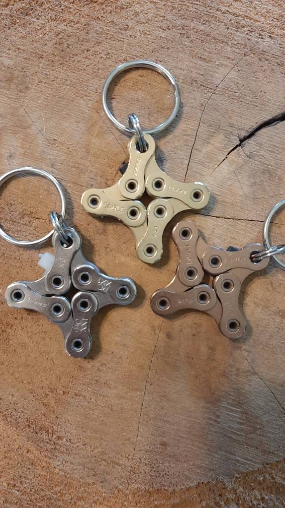 Bike Chain Keychain - Etsy