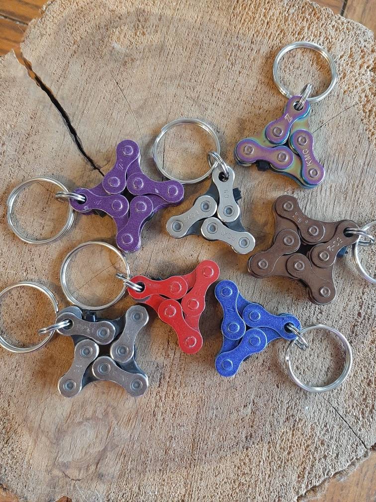 Bike Chain Keychain - Etsy