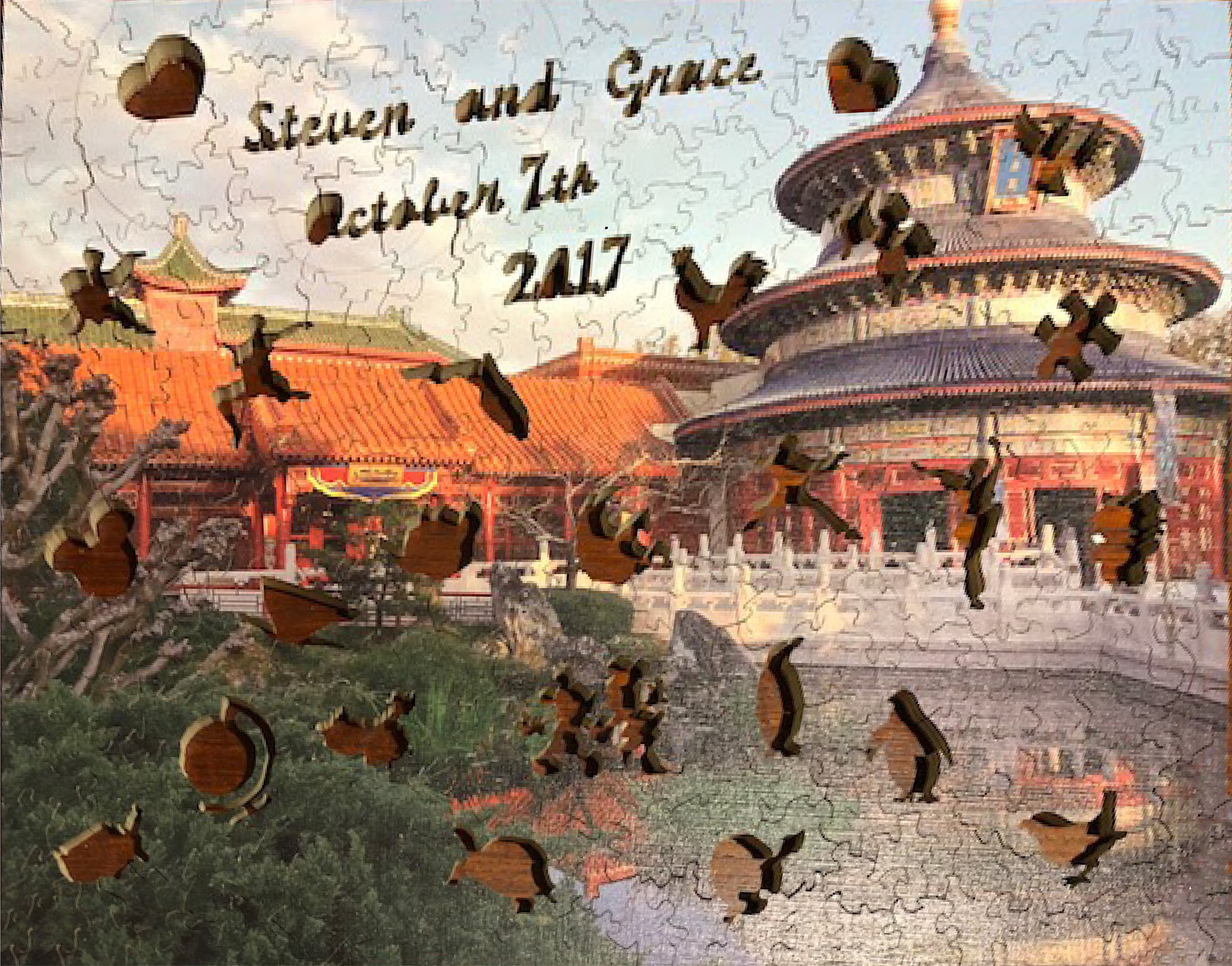 Custom-made Hand Cut Wooden Jigsaw Puzzles - Etsy