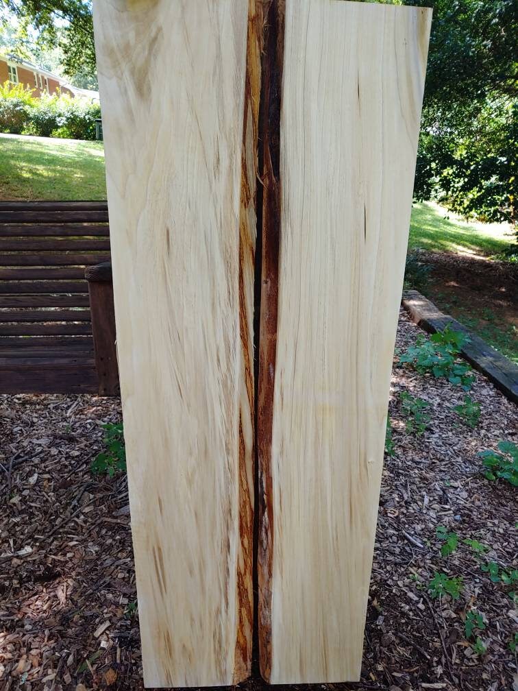 Poplar Slabs live Edge Slab 2 | Etsy