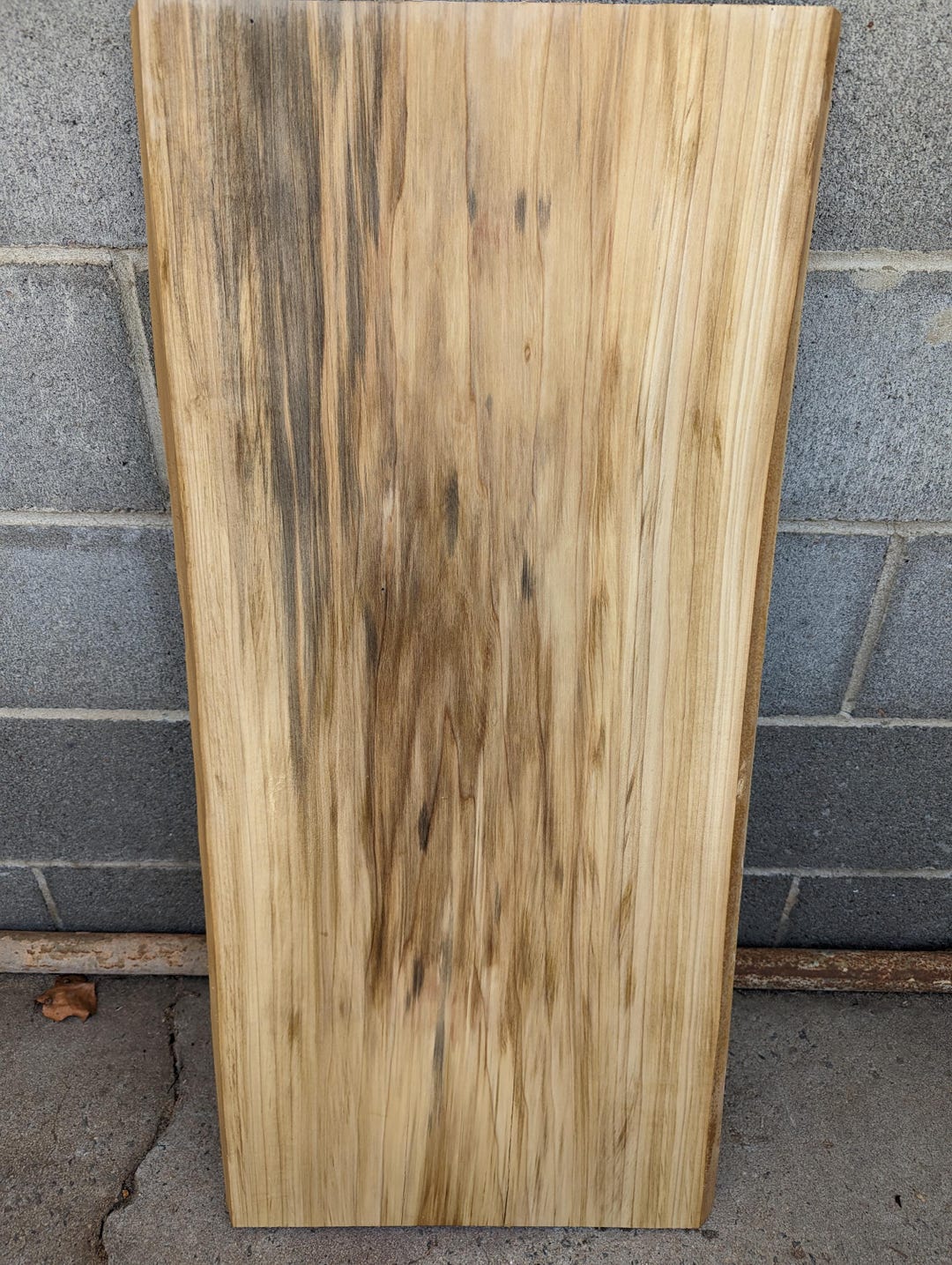 Rainbow/tulip POPLAR (live Edge Slab) (thick Slab) (wide) Unfinished ...
