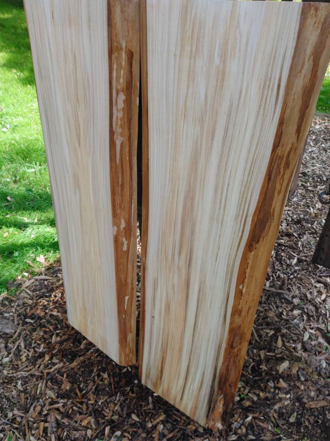 Tulip Poplar live Edge Slabs 2 River Table Set thick | Etsy