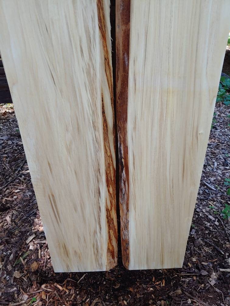 Poplar Slabs live Edge Slab 2 | Etsy