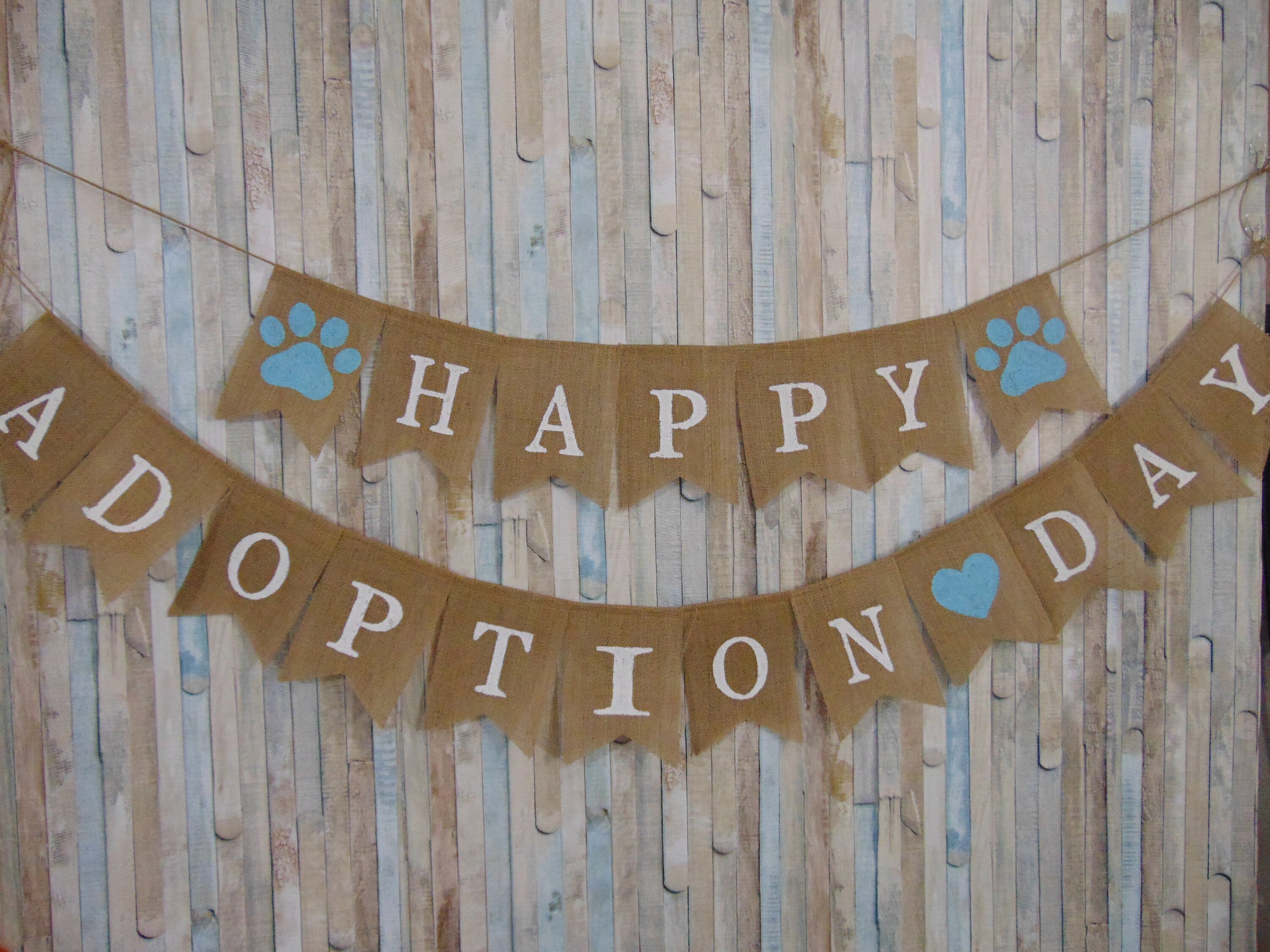 Happy Adoption Day Banner Adoption Banner Gotcha Day | Etsy
