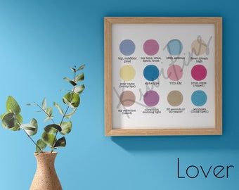 1 RED Taylor Album Cover Color Palette Digital Download - Etsy