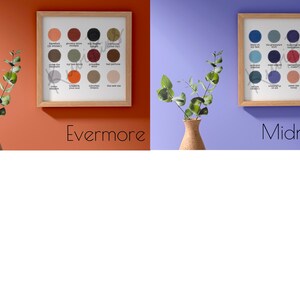 10 Taylor Album Cover Color Palettes Digital Downloads - Etsy