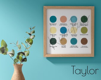 1 RED Taylor Album Cover Color Palette Digital Download - Etsy