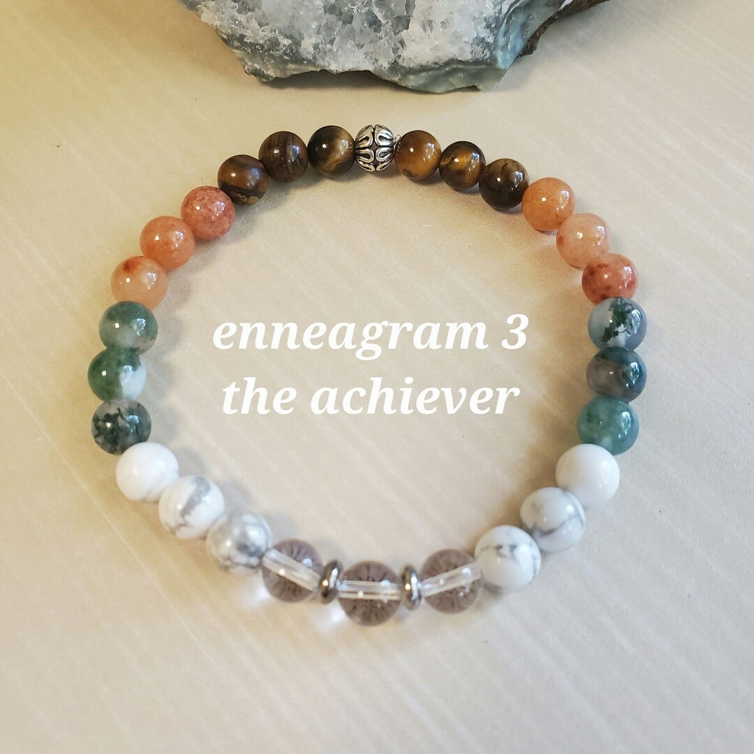 ENNEAGRAM CRYSTAL BRACELET Type Three - the Achiever **balance Strength ...