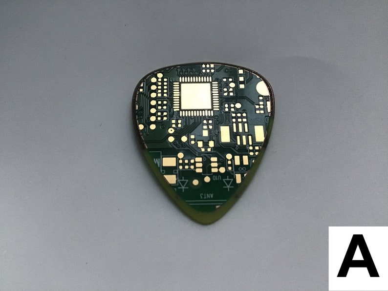 Handmade Recycled Gold Plated Circuit Board Guitar Picks - Etsy