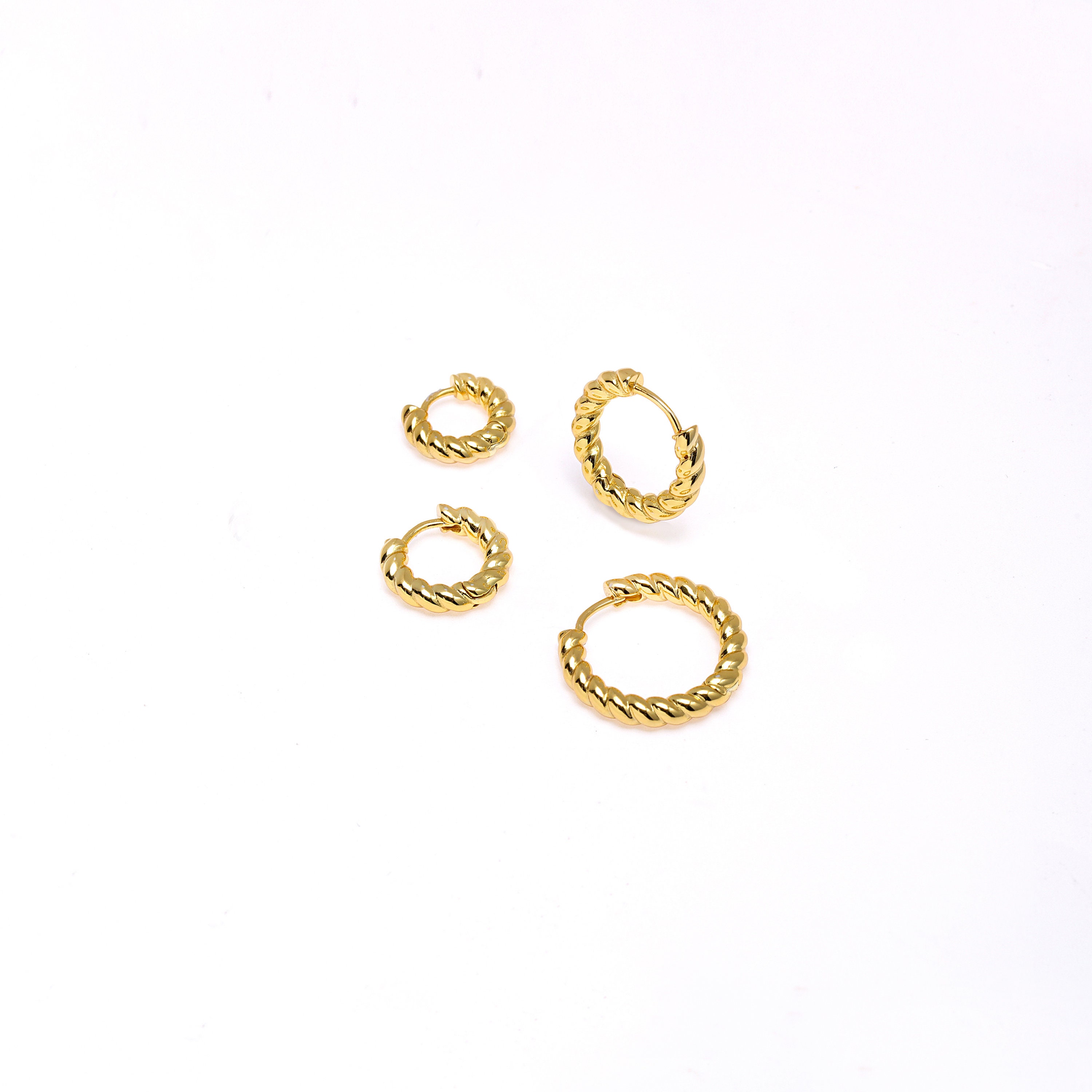 Twist Hoop Earrings Simple Cartilage Hoop Helix Hoop Small - Etsy