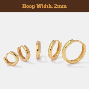 Simple Cartilage Hoop, Helix Hoop, Small Hoop Earrings, Tiny Hoop, Mini ...