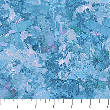 Blue Texture 43” Wide Silent Lake by Iosif Derecichei for Northcott - Etsy