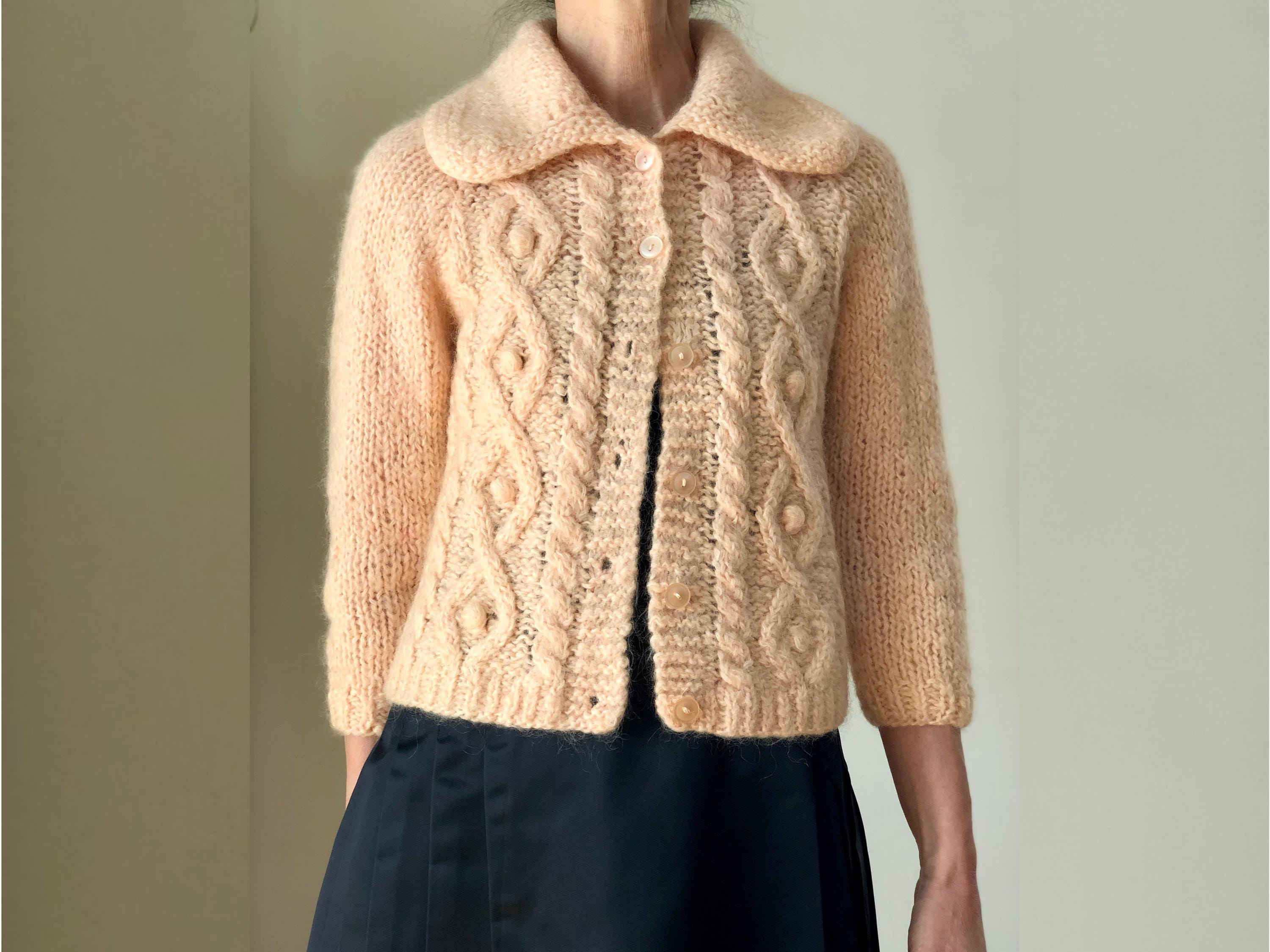 Women Vintage Italian Mohair Cardigan - Etsy Women Vintage Italian Mohair Cardigan - Etsy