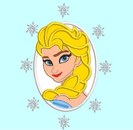 ELSA FROZEN Embroidery Design - Etsy