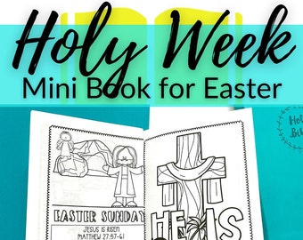 Printable Holy Week Book - Etsy