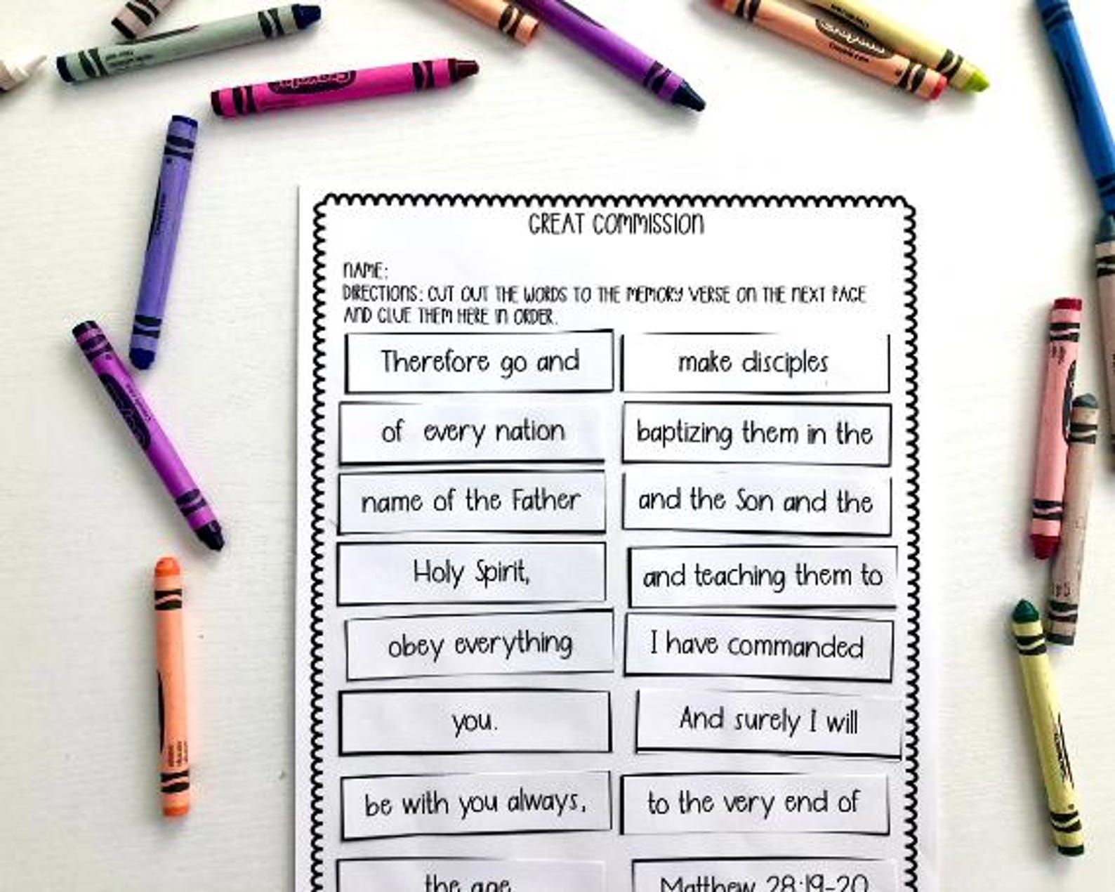 The Great Commission Bible Lesson for Upper Elementary Sunday School ...