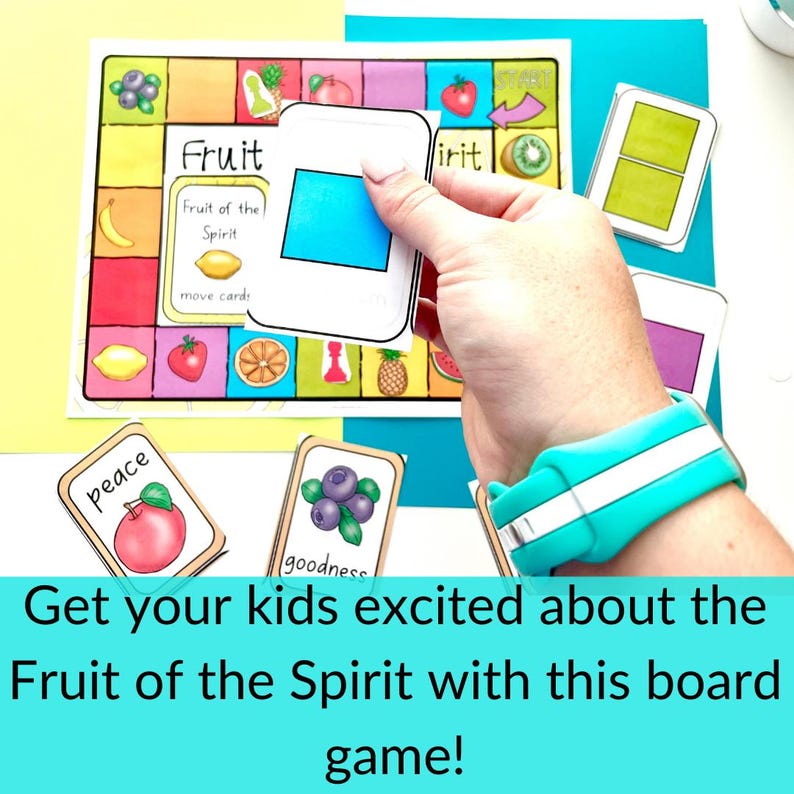 Fruit of the Spirit Printable Board Game for Sunday School or ...