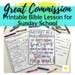 The Great Commission Bible Lesson for Upper Elementary Sunday School ...
