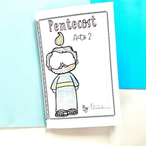 Pentecost Booklet // Printable Book About Pentecost + Birth of the ...