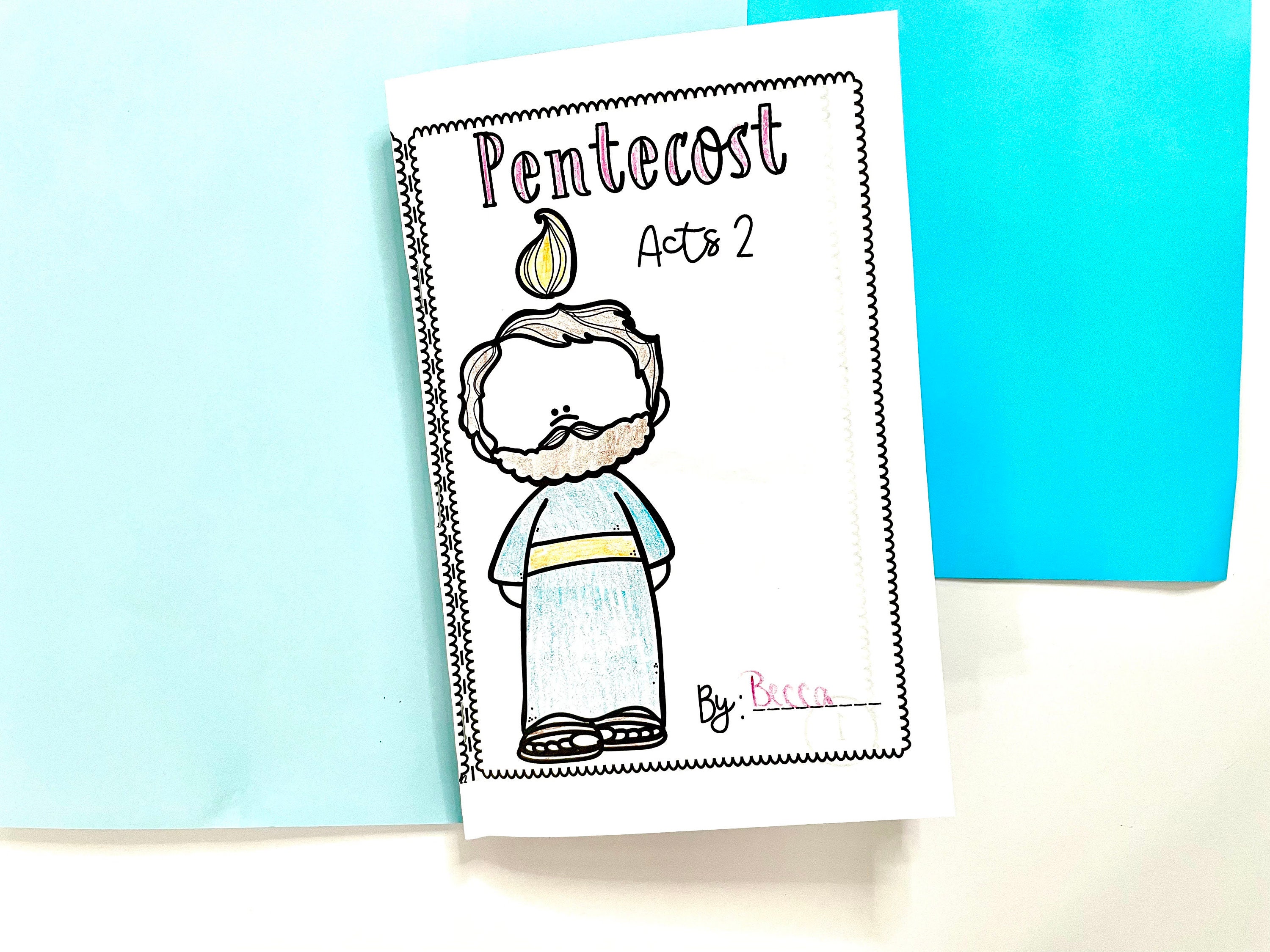 Pentecost Booklet // Printable Book About Pentecost + Birth of the ...