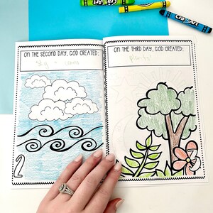 Creation Booklet // Printable Book About Creation Bible Story for ...
