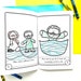 Jesus Walks on Water // Printable Book About Jesus' Miracle Walking on ...