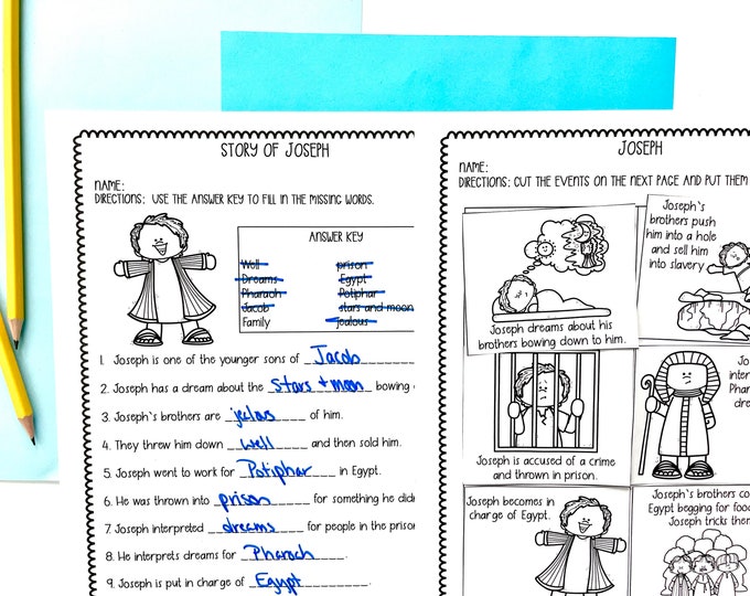 Birth of Moses Printable Activity Sheets for Sunday School || Bible ...