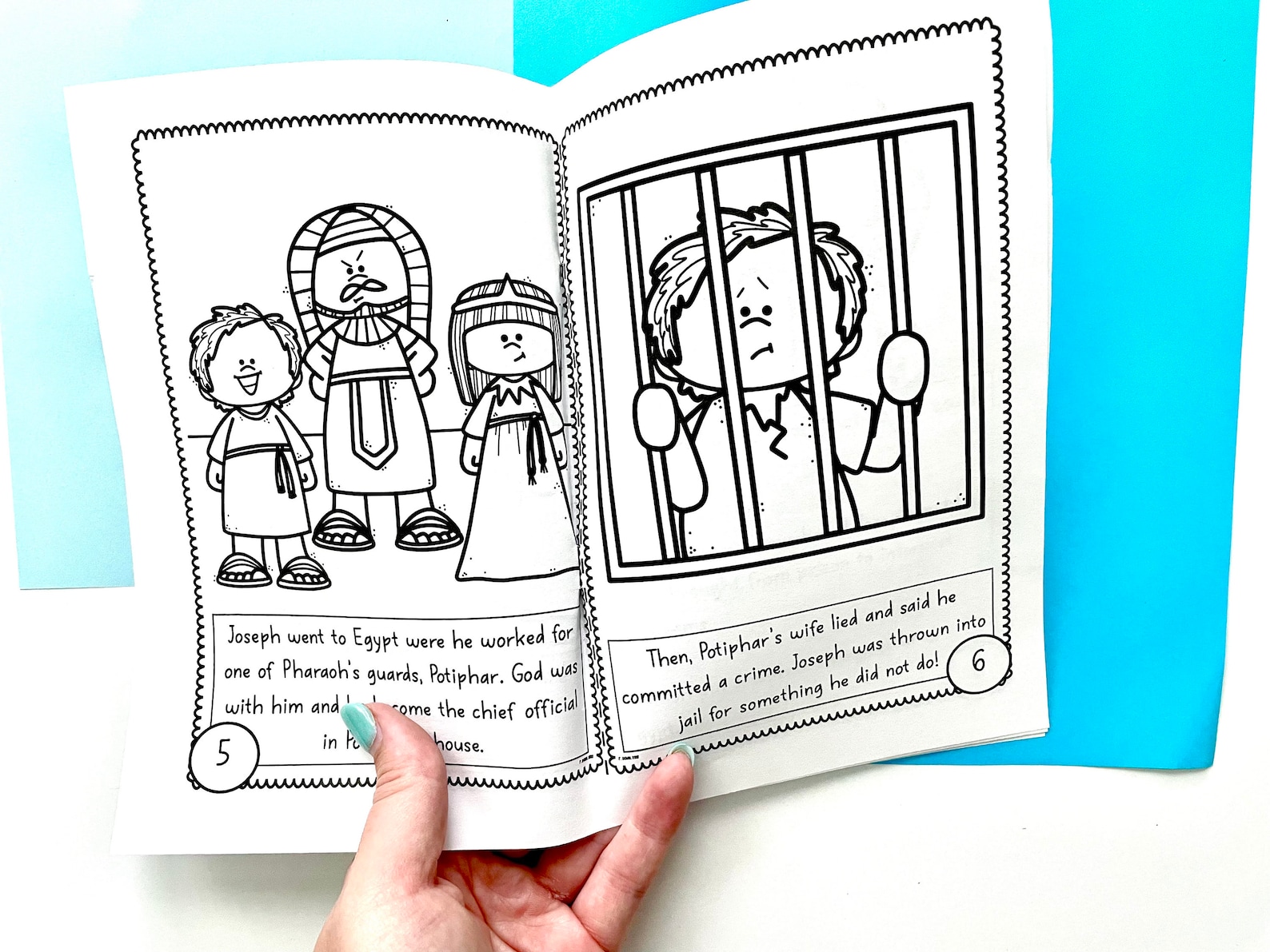 Story of Joseph Booklet // Printable Book About Joseph, His Brothers ...