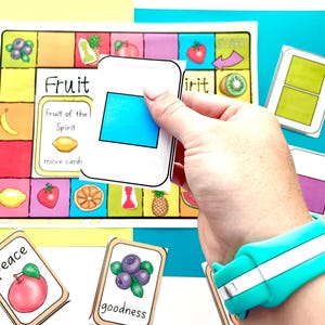 Fruit of the Spirit Printable Board Game for Sunday School or ...