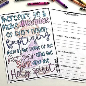 The Great Commission Bible Lesson for Upper Elementary Sunday School ...
