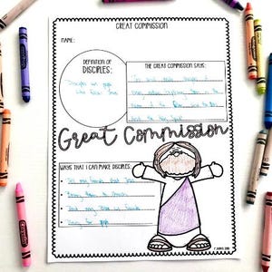 The Great Commission Bible Lesson for Upper Elementary Sunday School ...