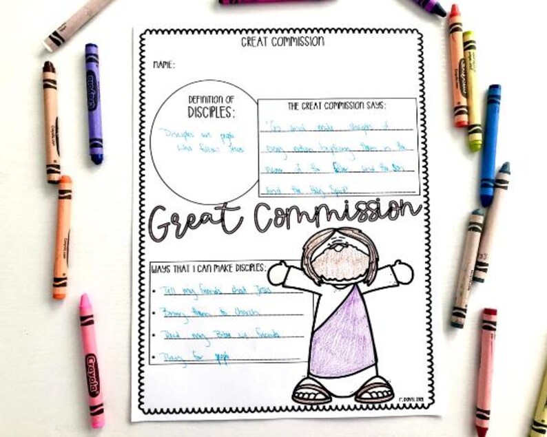 The Great Commission Bible Lesson for Upper Elementary Sunday School ...