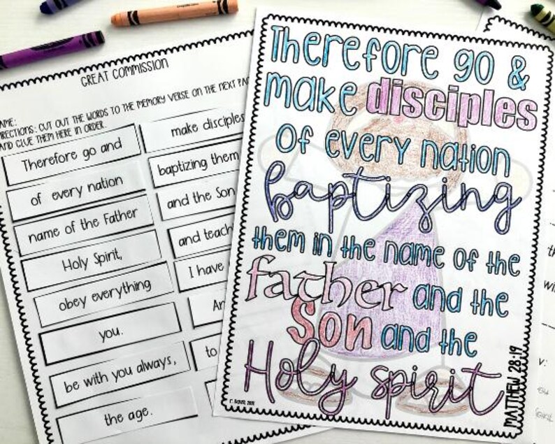 The Great Commission Bible Lesson for Upper Elementary Sunday School ...