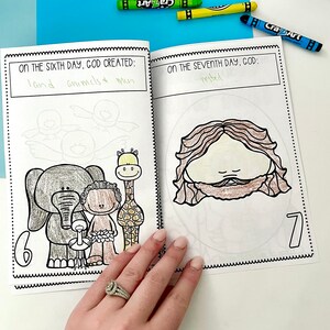 Creation Booklet // Printable Book About Creation Bible Story for ...